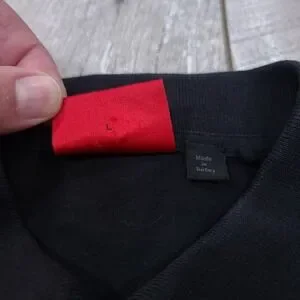 Hugo Boss | Shirts | Hugo Boss Polo Shirt Men Large Black Red Script ...